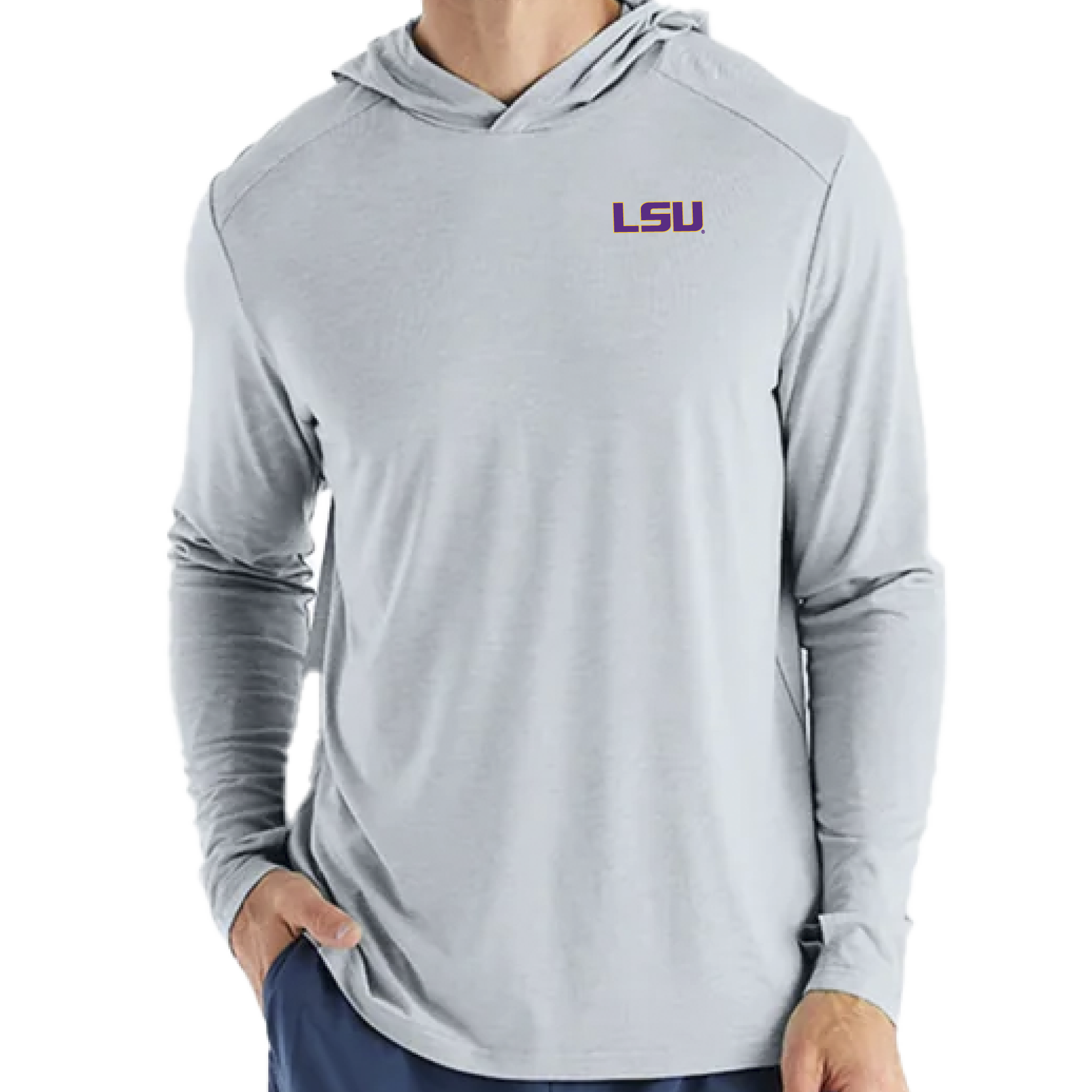 Louisiana State University : LSU Free Fly Men's Bamboo Shade Hoodie ...