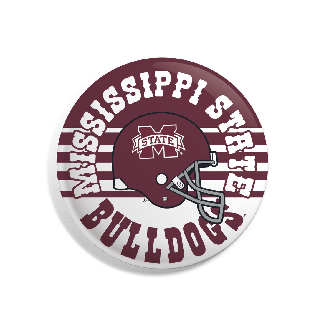 Mississippi State University : 70's Football Helmet Button - Shop.B ...
