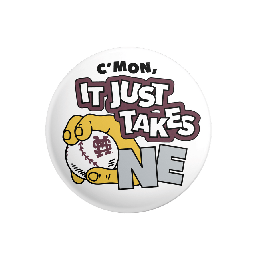 Mississippi State University : MSU Just Takes One Button - Shop.B ...